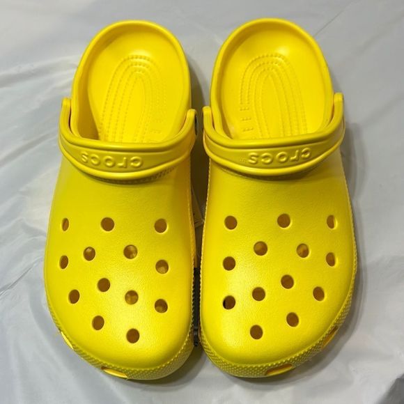 CROCS | Shoes | Crocs Yellow Brand New Womens Sizing | Poshmark